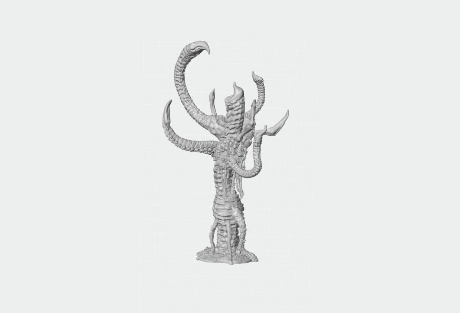 Древний факел ужаса, тиррейн, ДнД, миниатюра