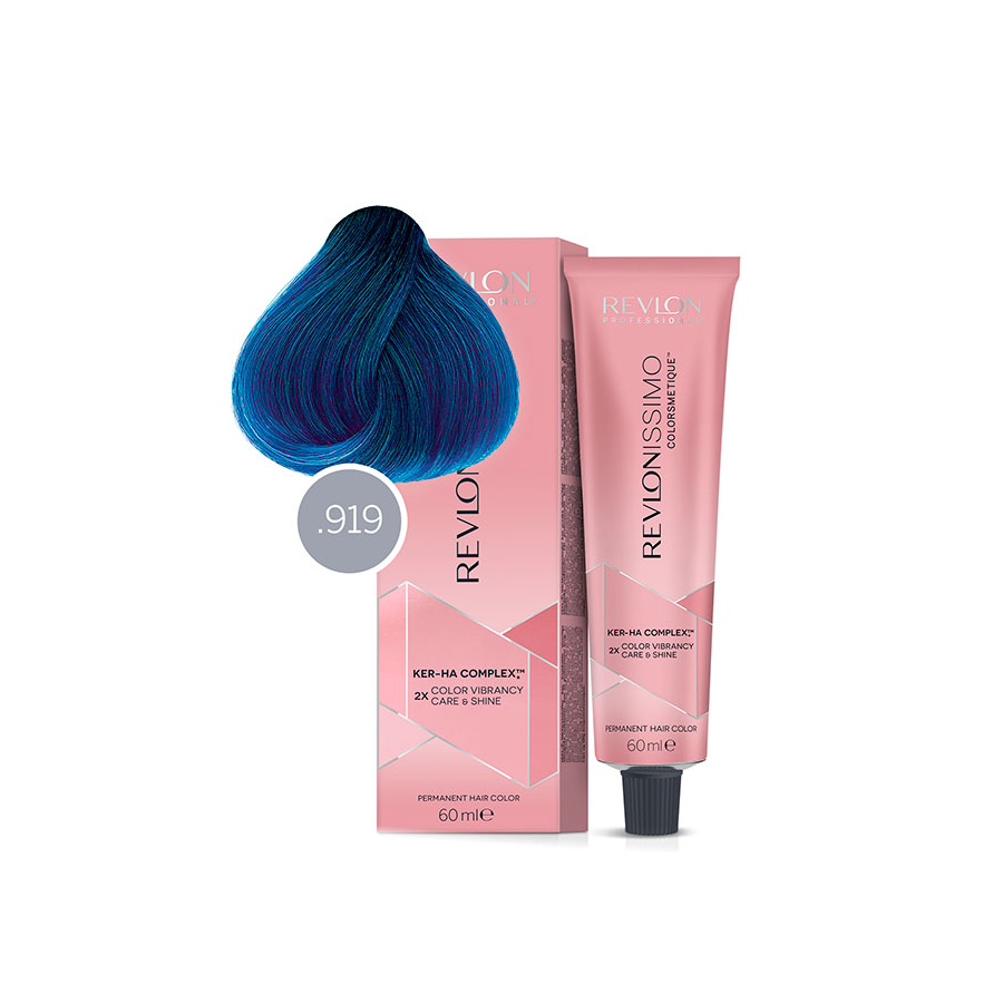 Revlon Professional Revlon Revlonissimo Colorsmetique .919 - Перманентная краска для волос полночный синий 60 мл