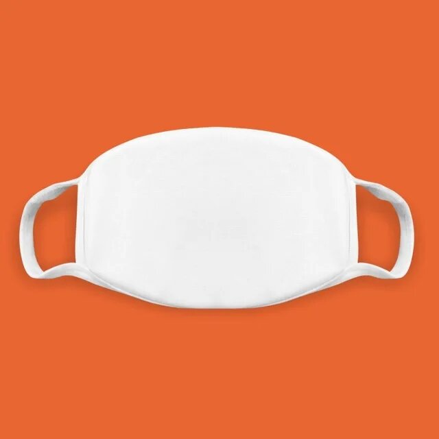Kawaii белая хлопковая маска для лица Белый, 25