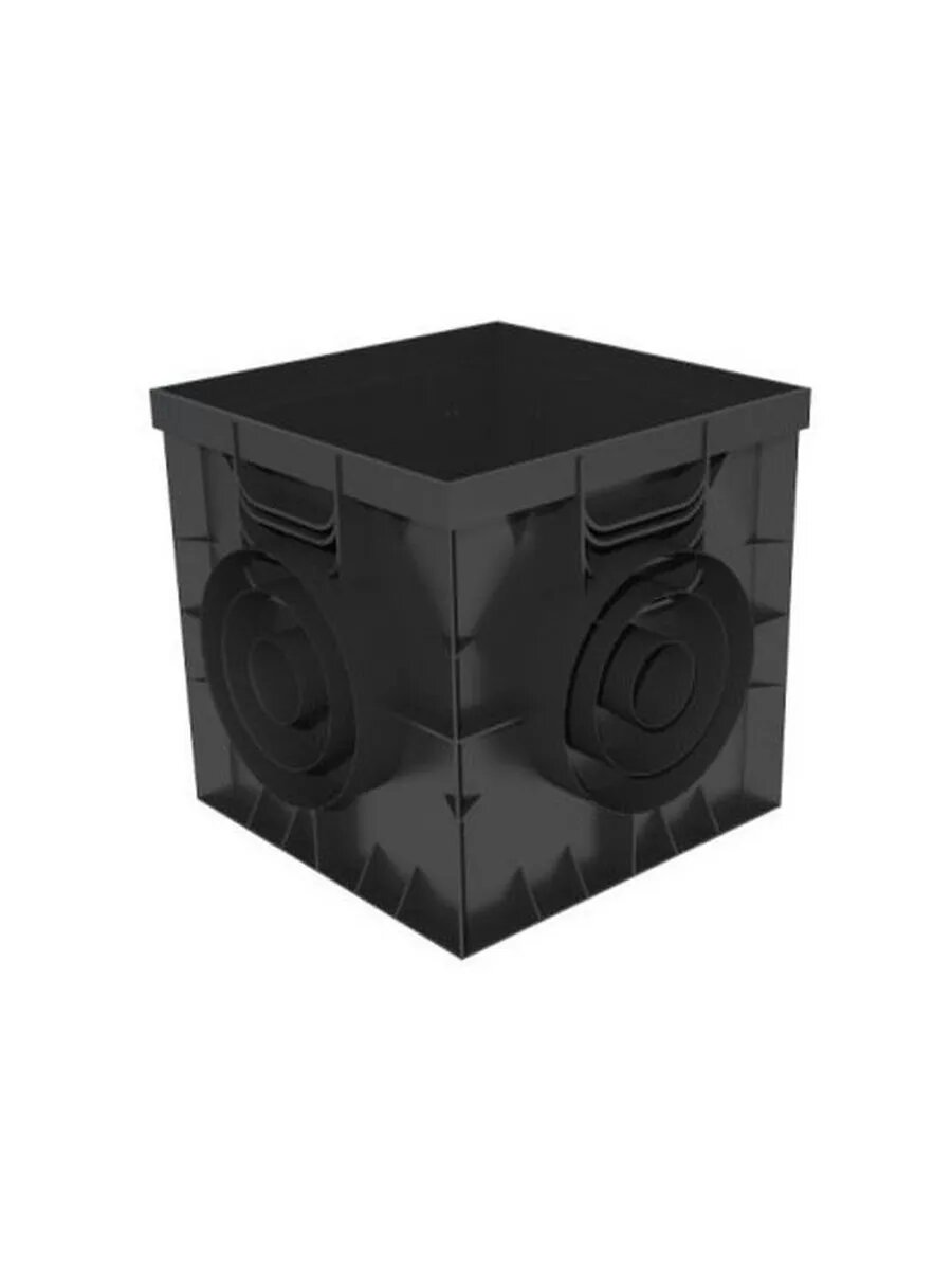 Дождеприемник пластиковый 300x300x300мм черный