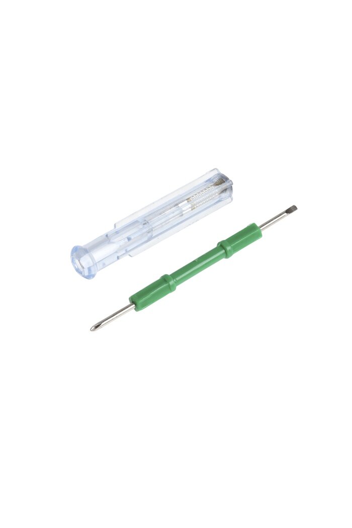 Отвертка индикаторная 2 в 1 тундра, PH/SL, пластиковая рукоятка, 185 мм