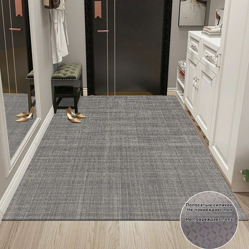 Коврик из искусственного сизаля, режущийся, полосатое силиконовое дно