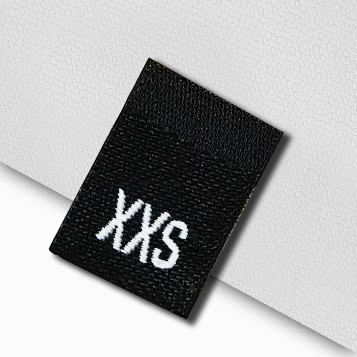 Этикетка для одежды, черно-белая, XXS, 100 штук