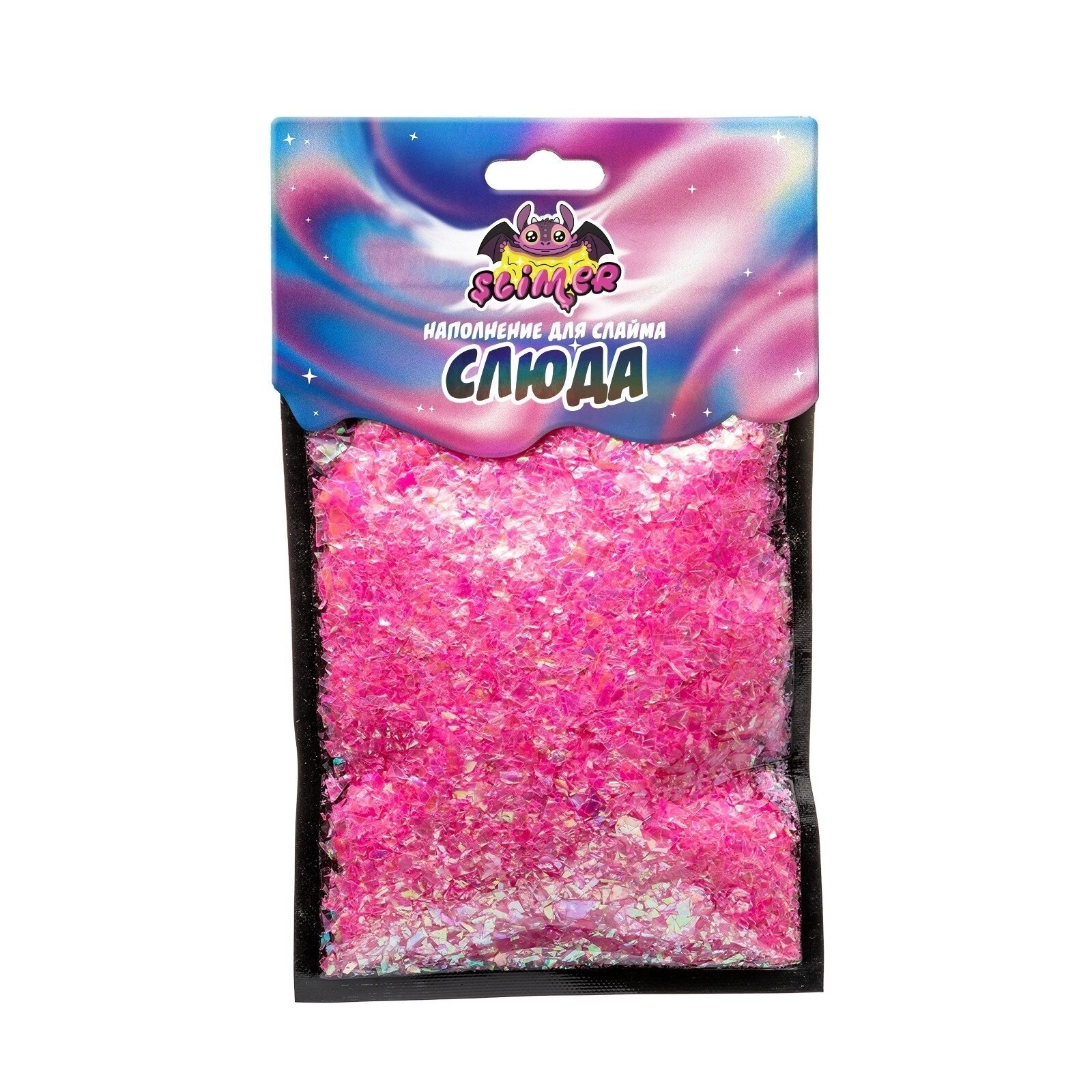 Наполнитель для слайма Slimer "Слюда", ярко-розовая (SSS30-30)