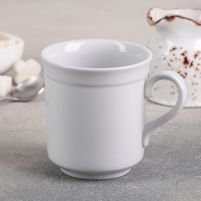 Кружка Дулевский фарфор "Цилиндрический", 250 мл