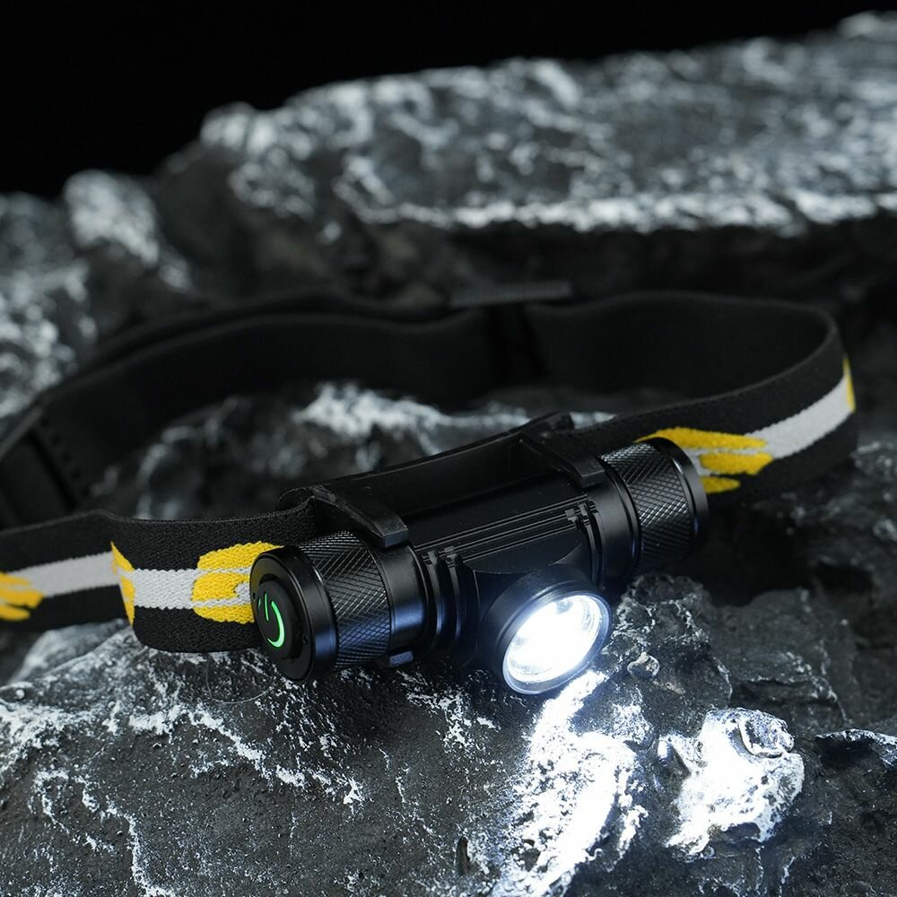 Светодиодная фара BORUIT D20 с зумом для рыбалки кемпинга на открытом воздухе