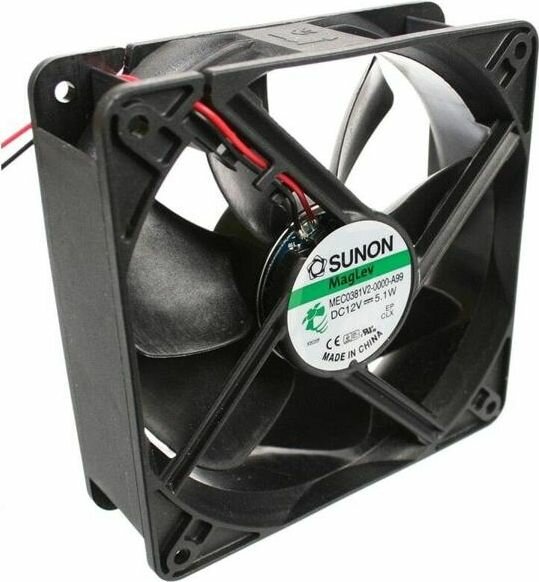 Вентилятор SUNON MEC0381V2-000U-A99 осевой 12ВDC 120x120x38мм 197куб. м/ч 44дБА Vapo 1 шт
