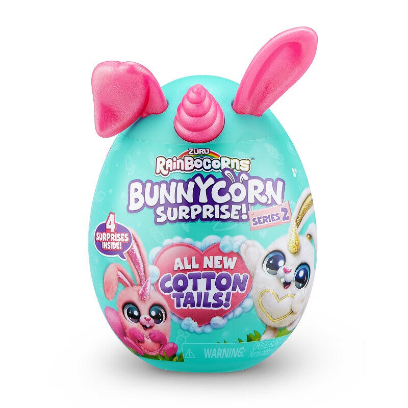 ZURU Yunbo Unicorn Magic Egg Cute Bunny Family (Second Generation), Birthday Gift for Boys And Girls