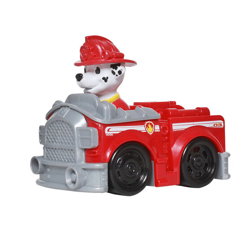 PAW PATROL Boys And Girls Birthday Gift, Children's Toy Car, Rescue Racing Car - Fire Rescue Vehicle + Paw