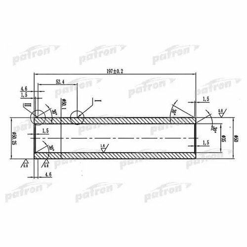 Осевая цапфа, балка моста Patron PTB3011