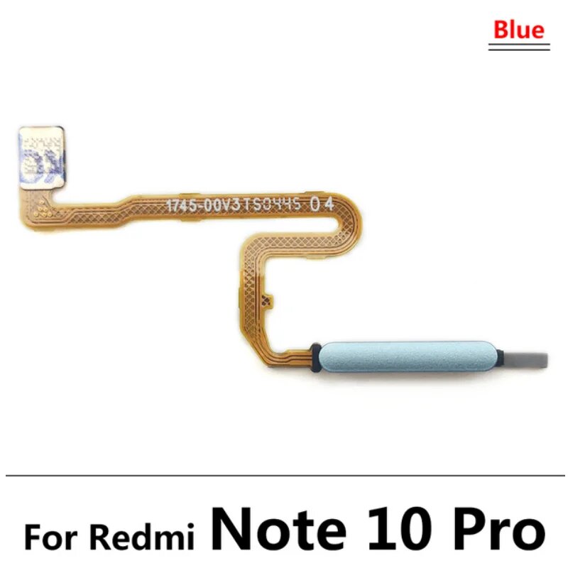 Сканер отпечатков пальцев для Redmi Note 10 Pro Blue