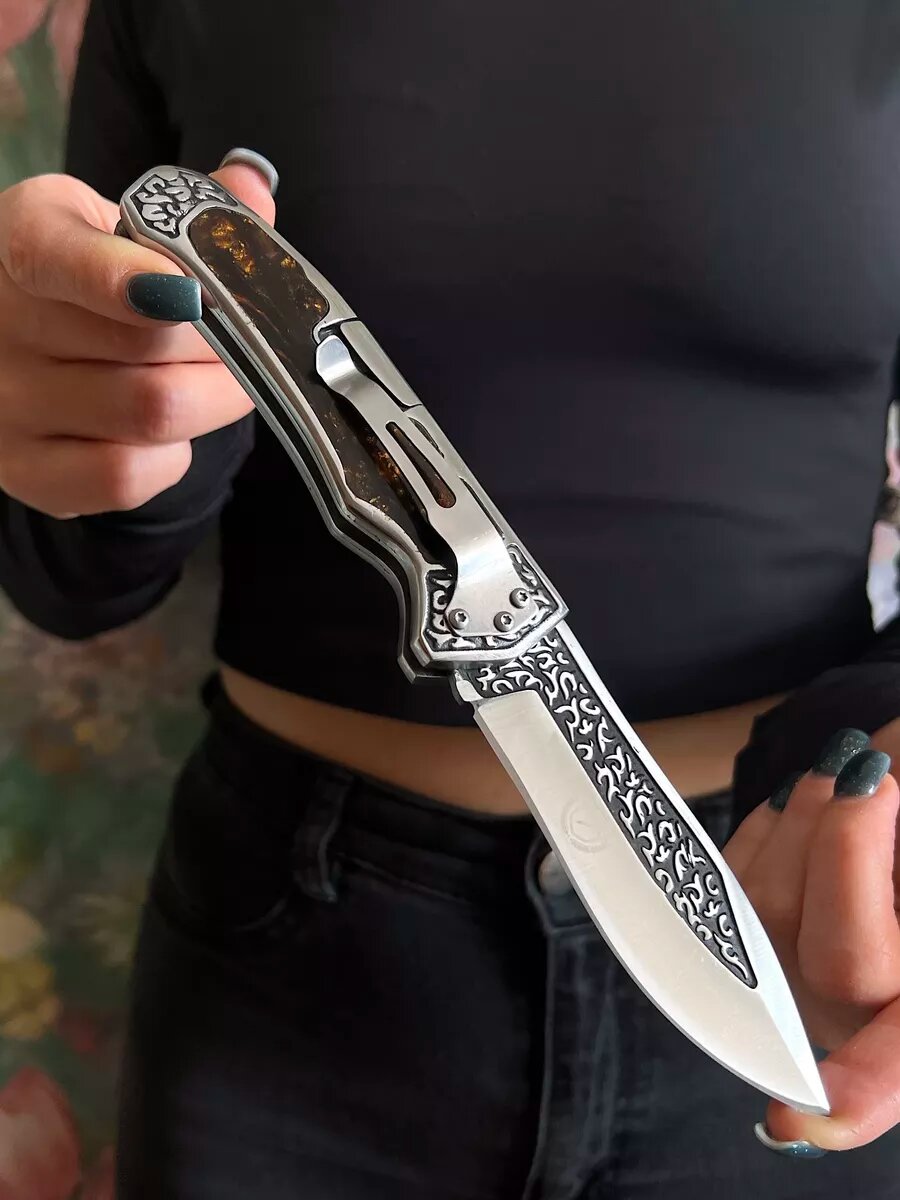 Нож складной туристический охотничий арт. 271 / Не холодные ножи