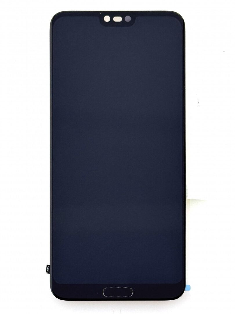 Дисплей для Huawei Honor 10 с тачскрином, черный (со сканером отпечатка пальца)