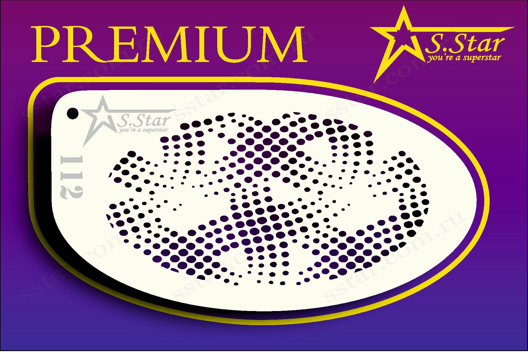 Трафарет для аквагрима постоянного пользования