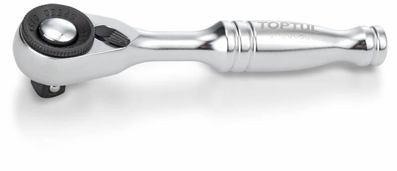 Мини трещотка TOPTUL 1/4" на 60 зубьев, 86,5 мм, арт. CHDU0801