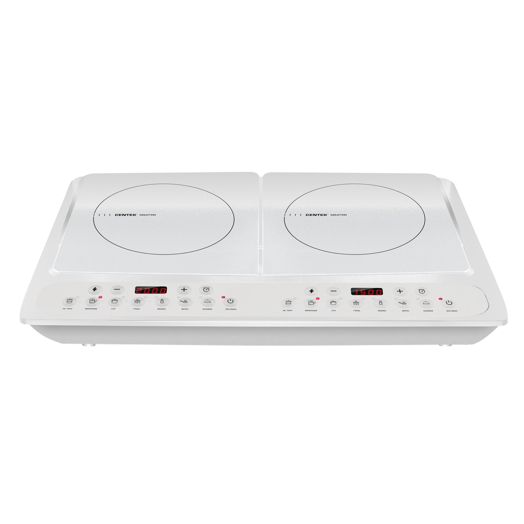 Электроплитка Centek CT-1514, 3500 Вт, настольная, 2 конфорки