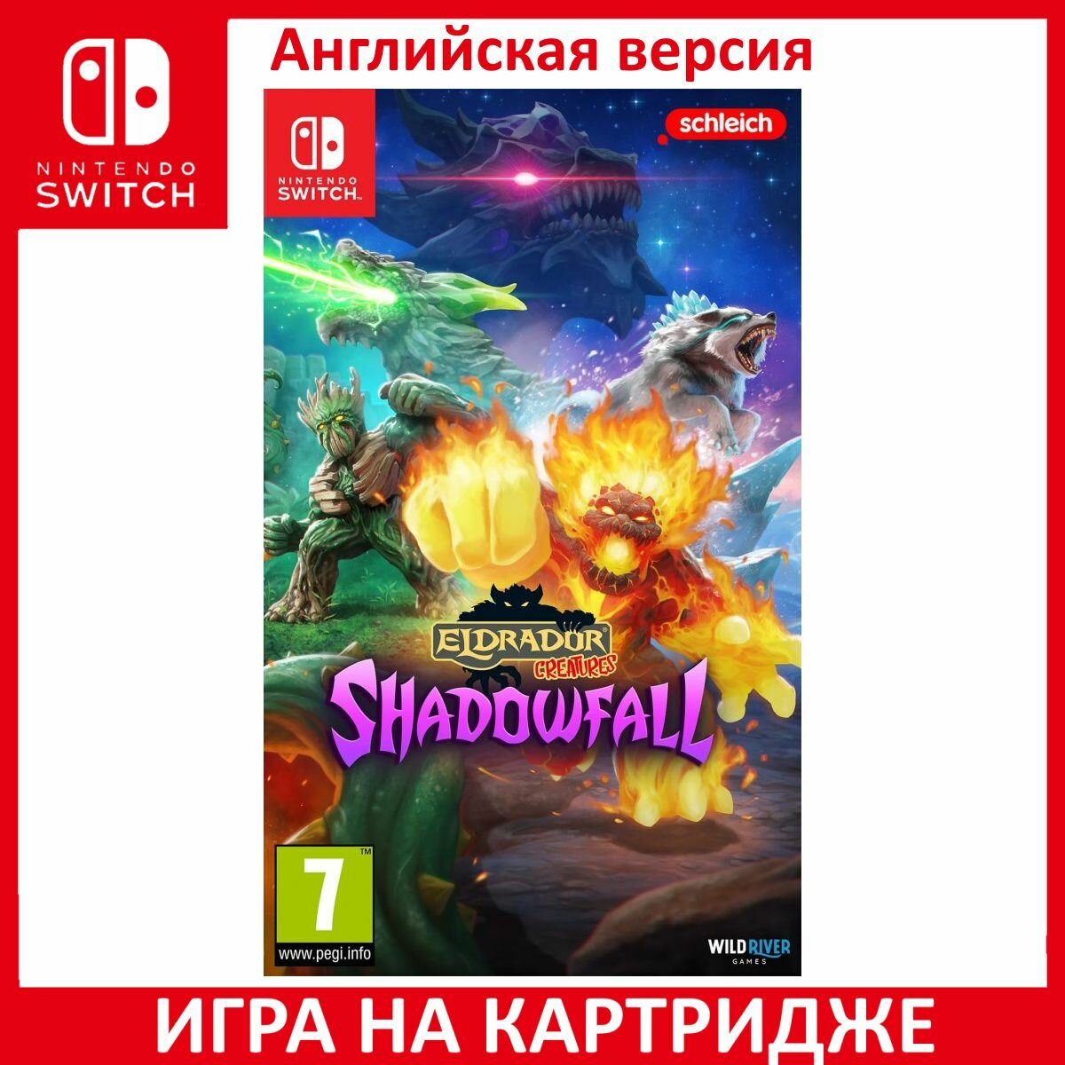Игра Eldrador Creatures Shadowfall Switch Картридж на Nintendo Switch Английская версия