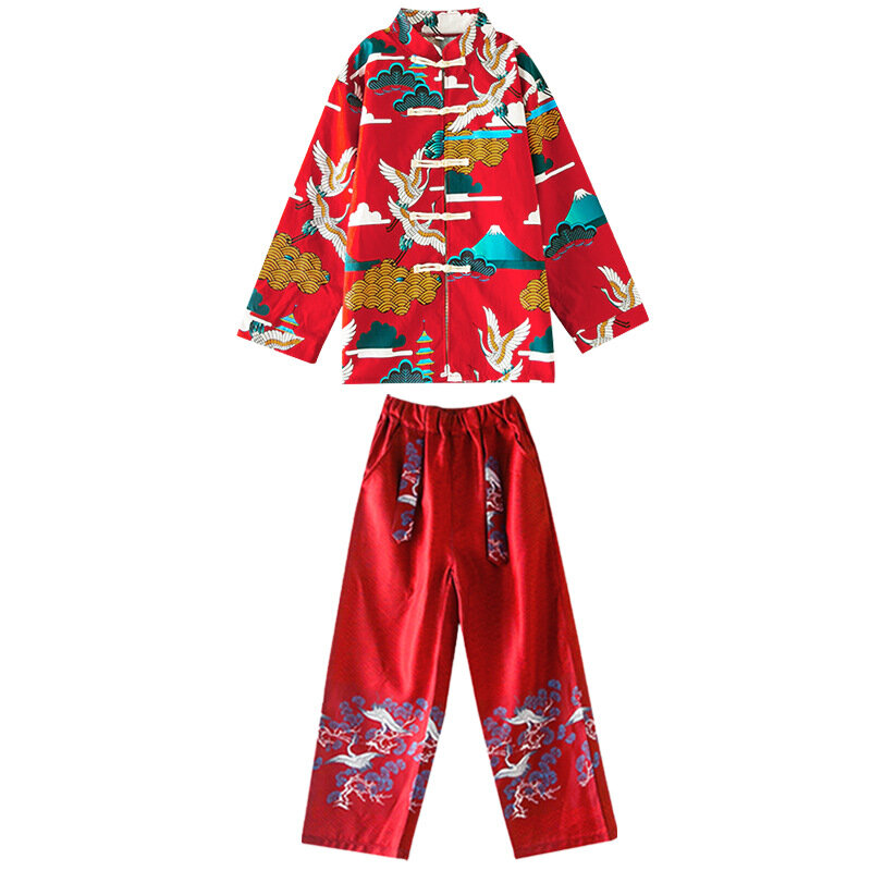 Новогодние костюмы для детского хора, красные, на для начальной школы