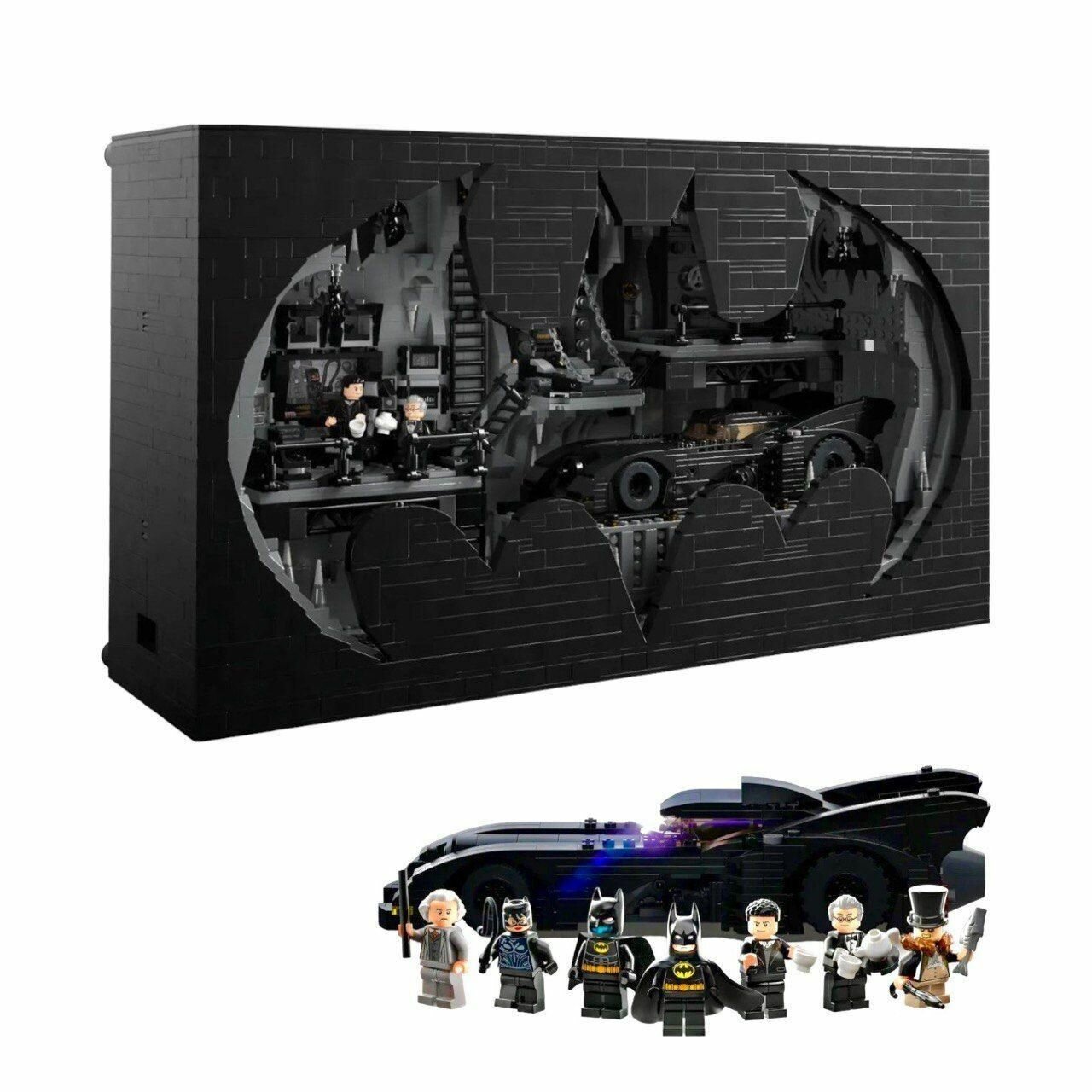 Конструктор Супер Герои набор "Пещера Бэтмена" 3981 деталь 7 фигурок, игрушка автомобиль heroes