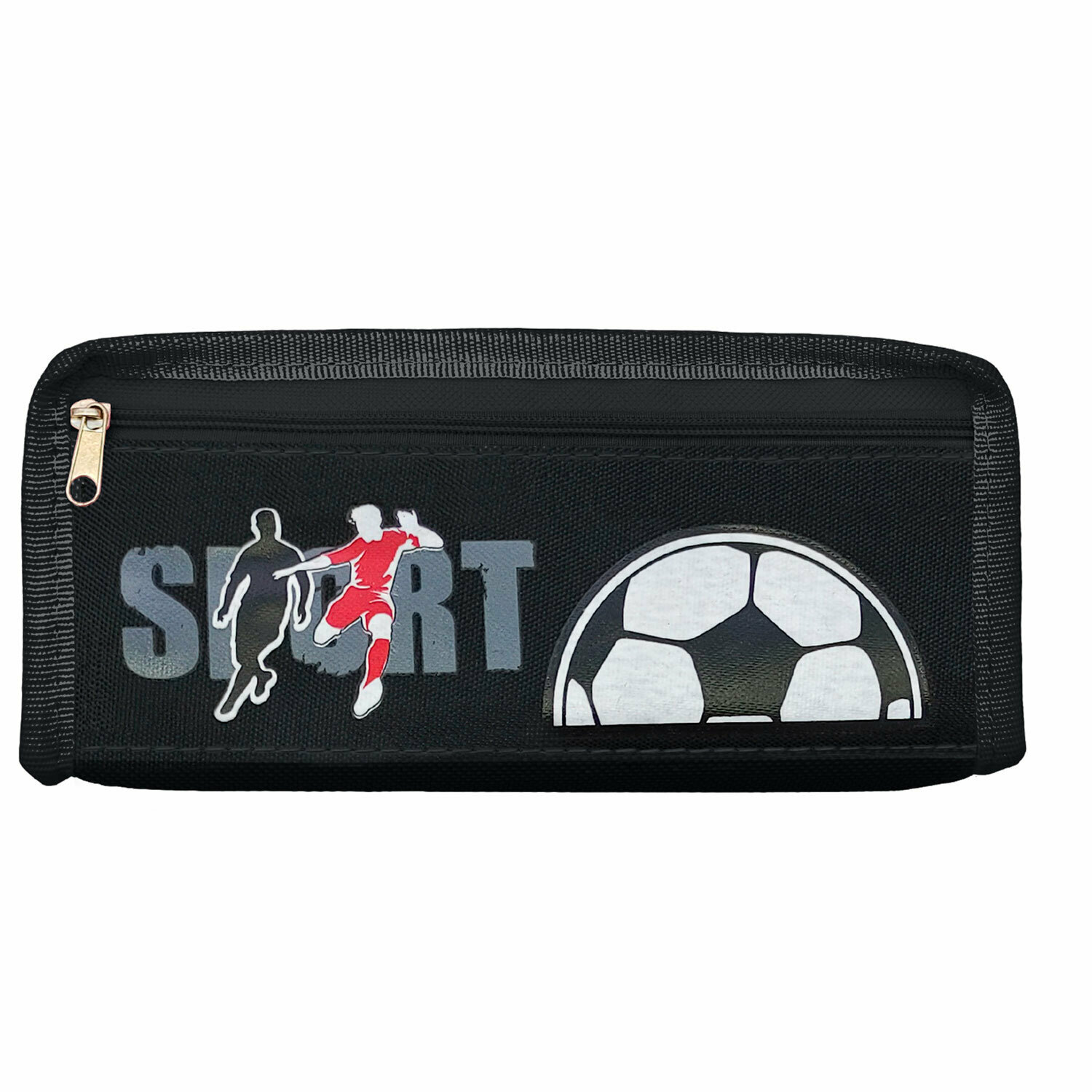 Юнландия Пенал Юниор 2 отделения полиэстер Sport 21х8х6 см 273812