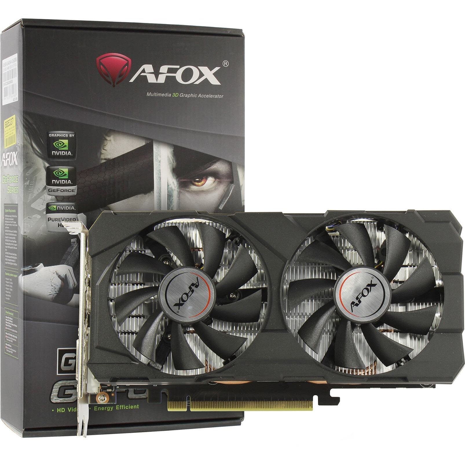 Видеокарта AFOX GTX1660 SUPER 6GB GDDR6 192Bit DP/DVI/HDMI 2FAN (AF1660S-6144D6H4-V2) RTL