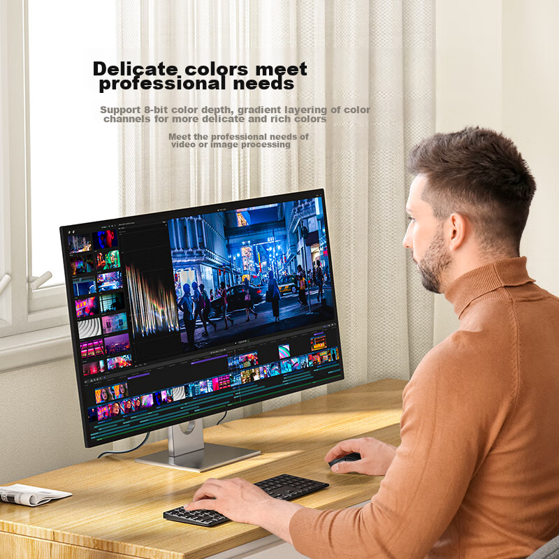 Shanze Type-C to HDMI Converter Cable for Apple 15/Mac Computers And Huawei P60 Phones to Connect to TV, USB-C to HDMI 4K Adapter Cable, 1.5-Meter Screen Mirroring Cable