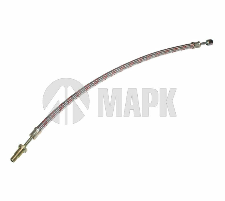 Шланг давления масла МТЗ-80 (L 530, мет. оплетка) (МР) альтернатива