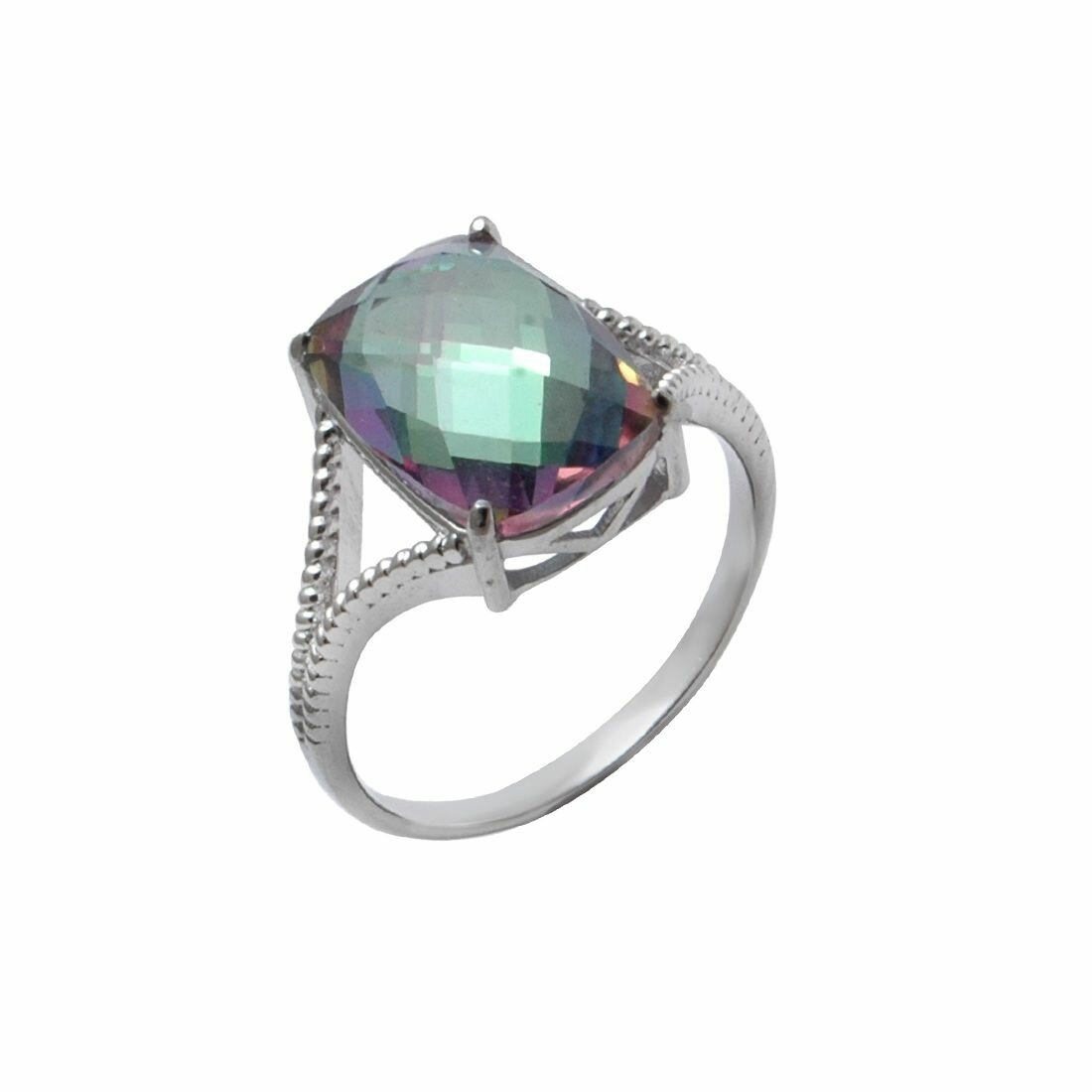 Кольцо тонкое, серебро, 925 проба, родирование