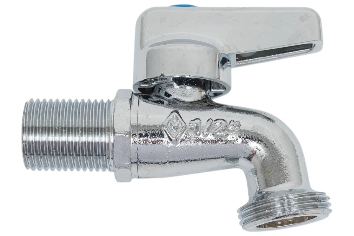 Bugatti миникран шаровой хром для стиральной машины G1/2 x G3/4 арт.892 08920002