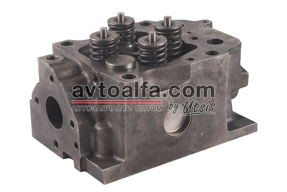 Головка блока КАМАЗ с клапанами и постоянным дросселем (дв. Мерседес) (восстановленный) (Ремдизель)