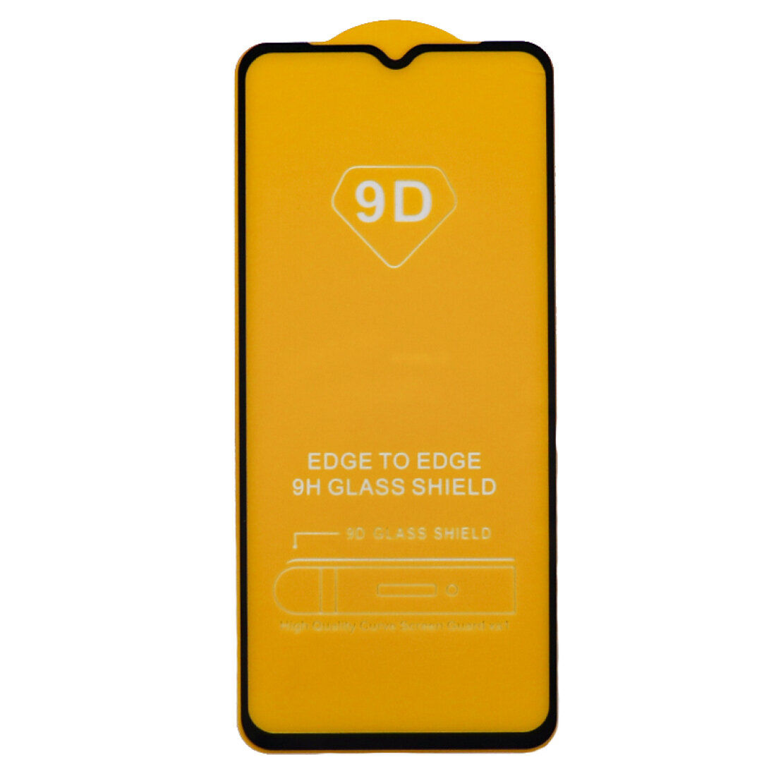 Защитное стекло на Infinix Note 30i, 9D, прозрачное с черной рамкой, X-CASE