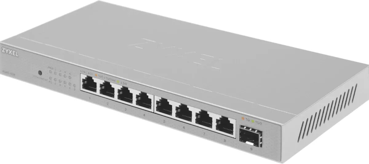 Коммутатор ZYXEL XMG-108-ZZ0101F, неуправляемый