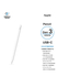 Стилус Apple Pencil (gen 3) USB-C для iPad (магнитное крепление)