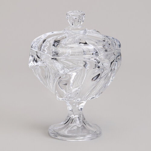 Емкость Lefard с крышкой на ножке "bohema" диаметр 11,5 см высота 16,5 см