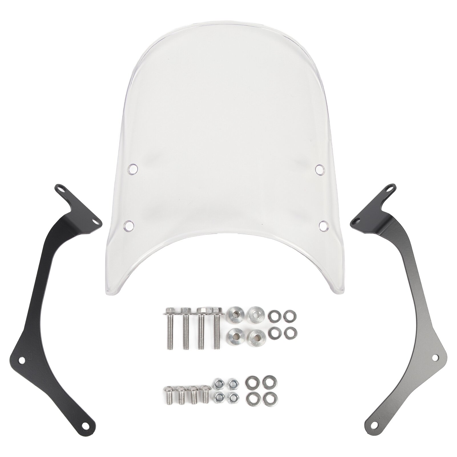 Переднее Лобовое Стекло Мотоцикла PC Воздушный Поток Ветрозащитный Обтекатель Ветрового Стекла для CT125 CT110 Hunter Cub Прозрачный