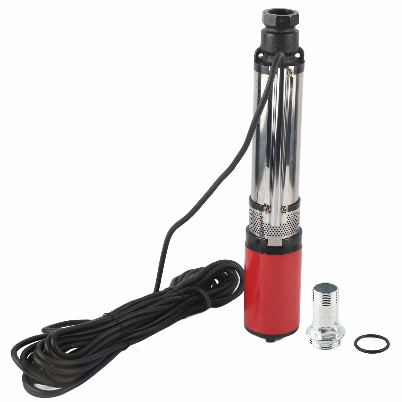 Насос глубинный S455, DC48V, большой расход, латунь, солнечный/аккумулятор