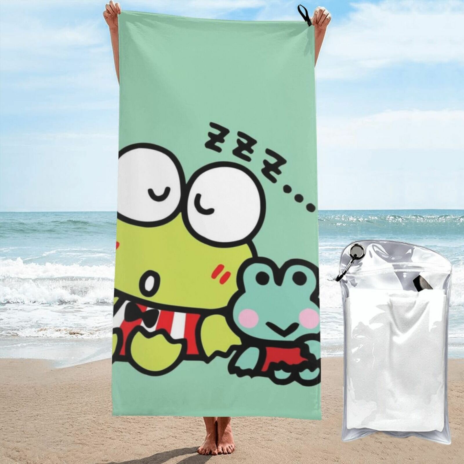 Быстровысыхающее полотенце Kero Keroppi