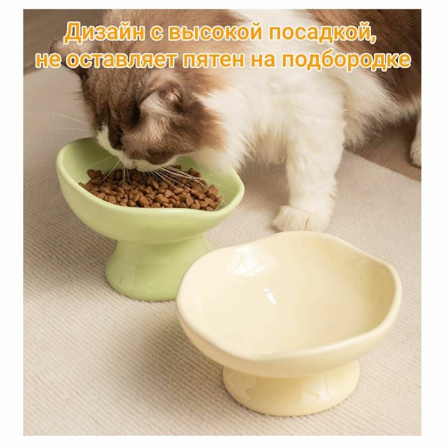 Керамическая миска для кошек, собак, животных