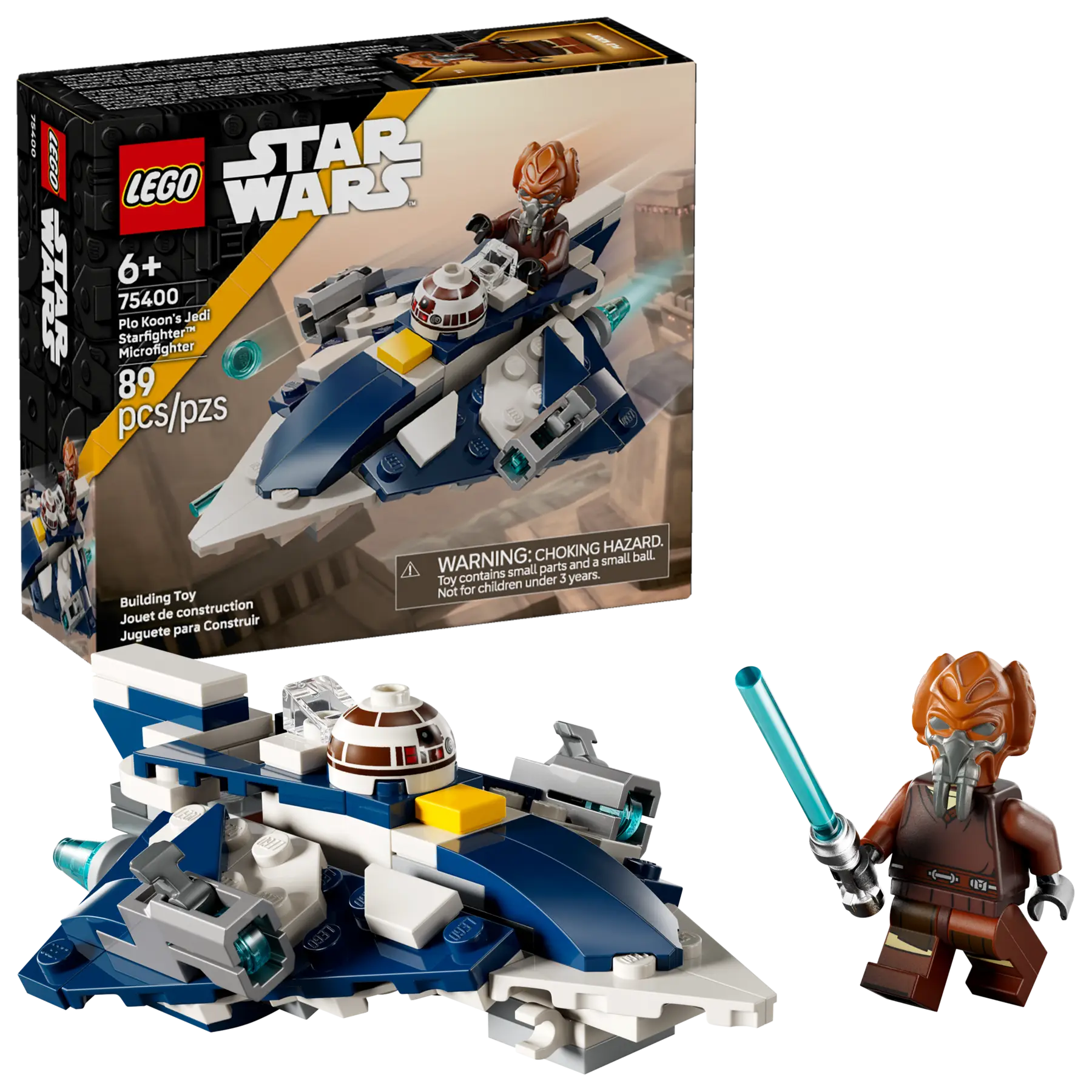 Конструктор LEGO Star Wars 75400 Plo Koon's Jedi Starfighter Microfighter, 89 дет.
