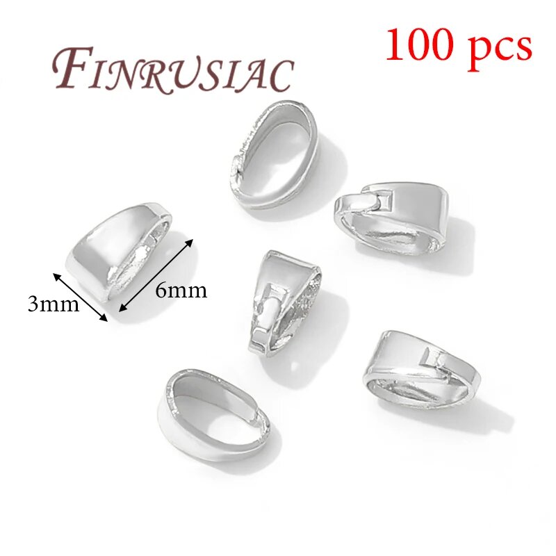Позолоченные бейлы для подвесок FINRUSIAC Silver Plated