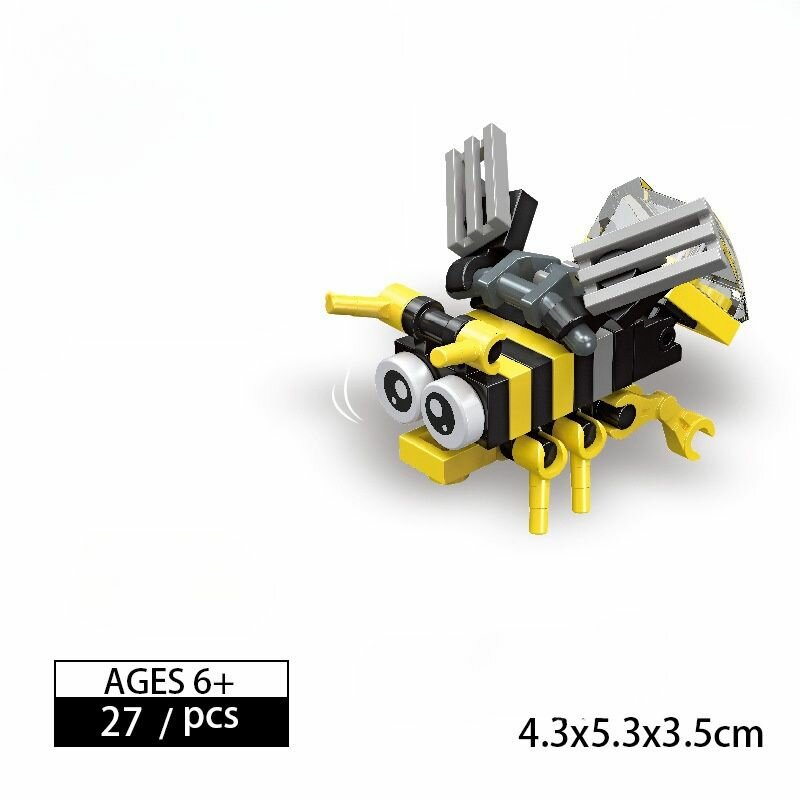 Детские игрушки из кирпичей Серия инсекты Мини-строительные блоки, Игрушки на Рождество