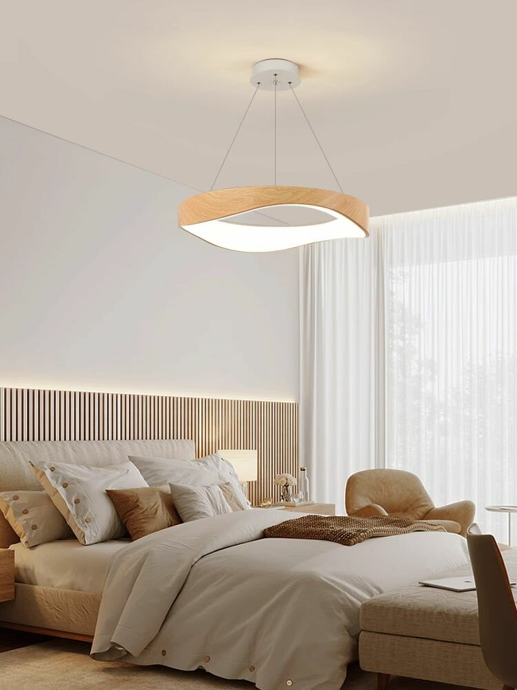 LED подвесной светильник, диаметр 50 см, мощность 29 Вт, трехцветнаЯ регyлировка света, Регулируемая высота