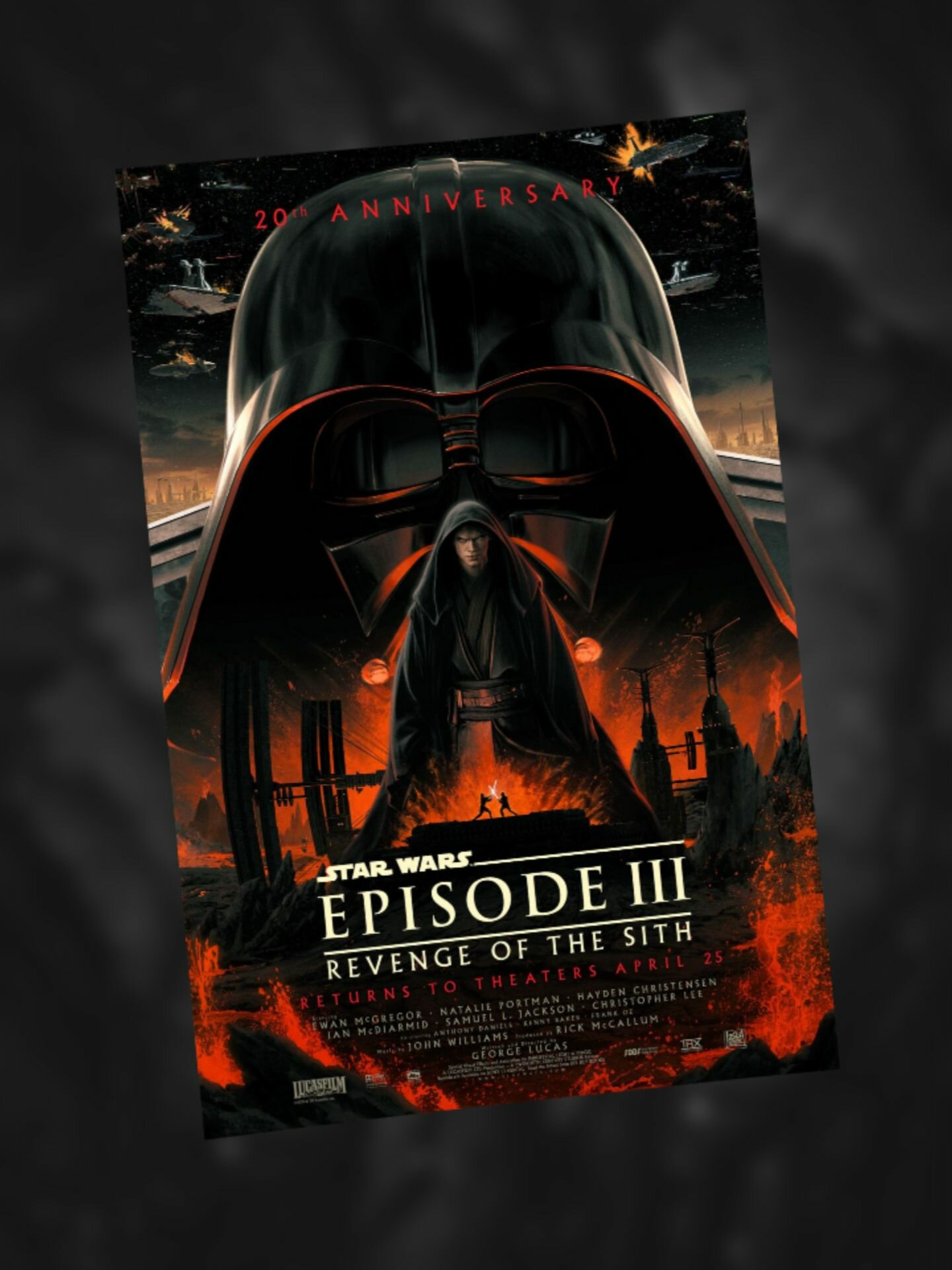 Постер pinterest "Звездные войны: Месть ситхов", 29.7х42см, А3, глянцевый