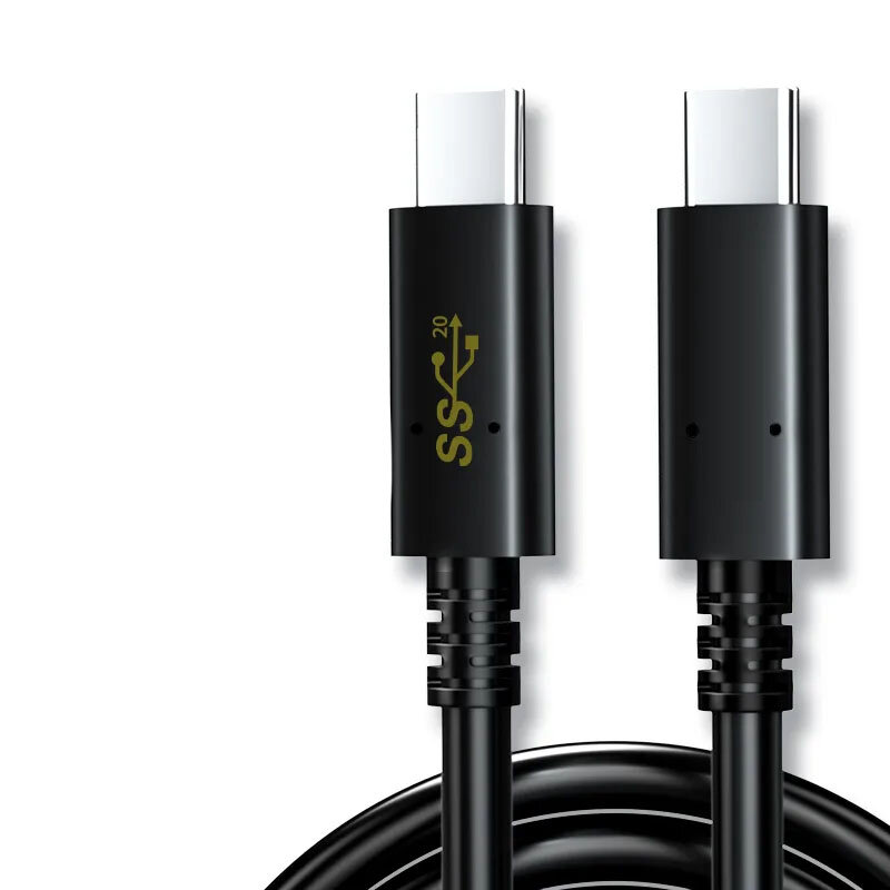 Кабель USB 3.2 Gen 2 Type C to C, кабель Type-C 20 Гбит/с, 4K UHD PD100W, быстрая зарядка, кабель для передачи данных для MacBook Pro, iPad Pro, Galaxy S20
