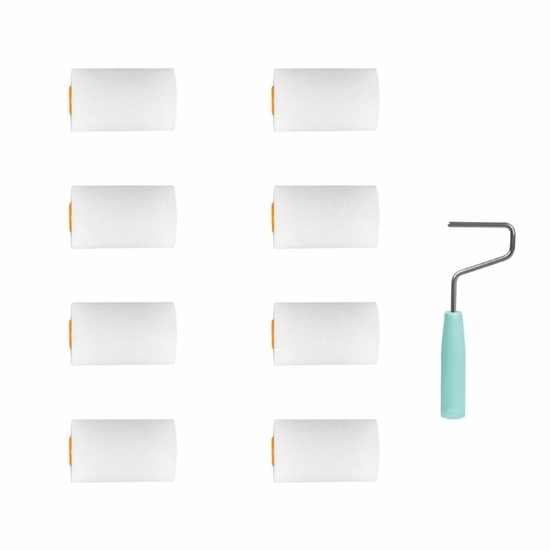 Набор из 9 мини-валиков для краски