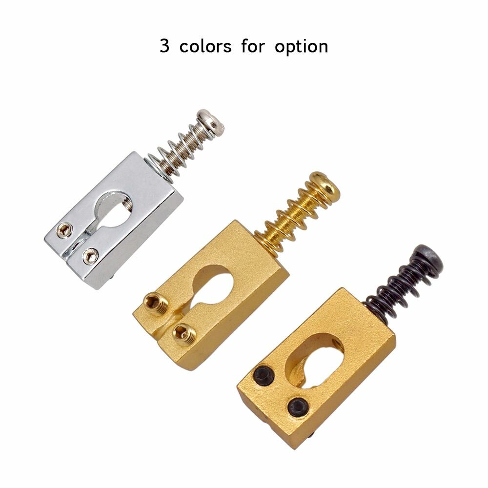 Винтажные седла для струнных бриджей для духовой гитары, набор из 6 предметов для аксессуаров для электрогитар, прочный латунный материал для аутентичного винтажного звука и стиля