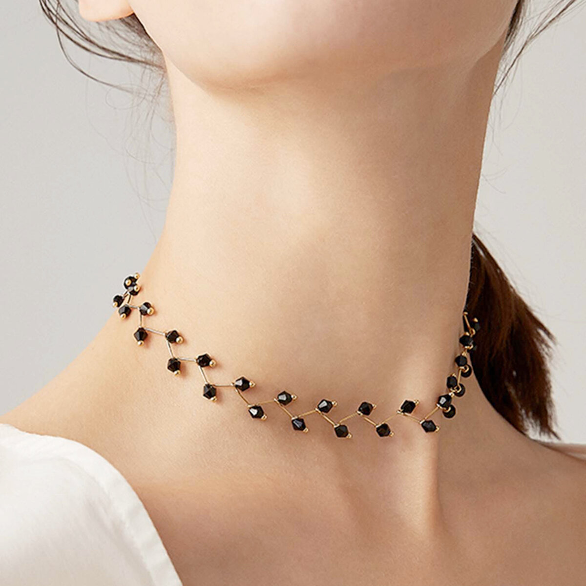 Колье, жемчуг имитация