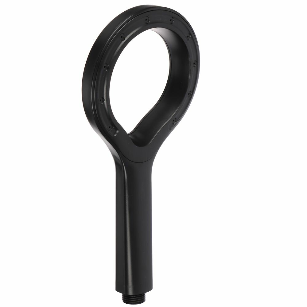 Лейка для душа, 1 режим, 120мм, черный