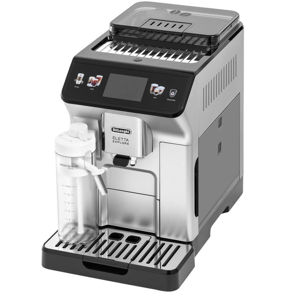 Кофемашина Delonghi ECAM450.55. S серебристый мощность 1450 Вт