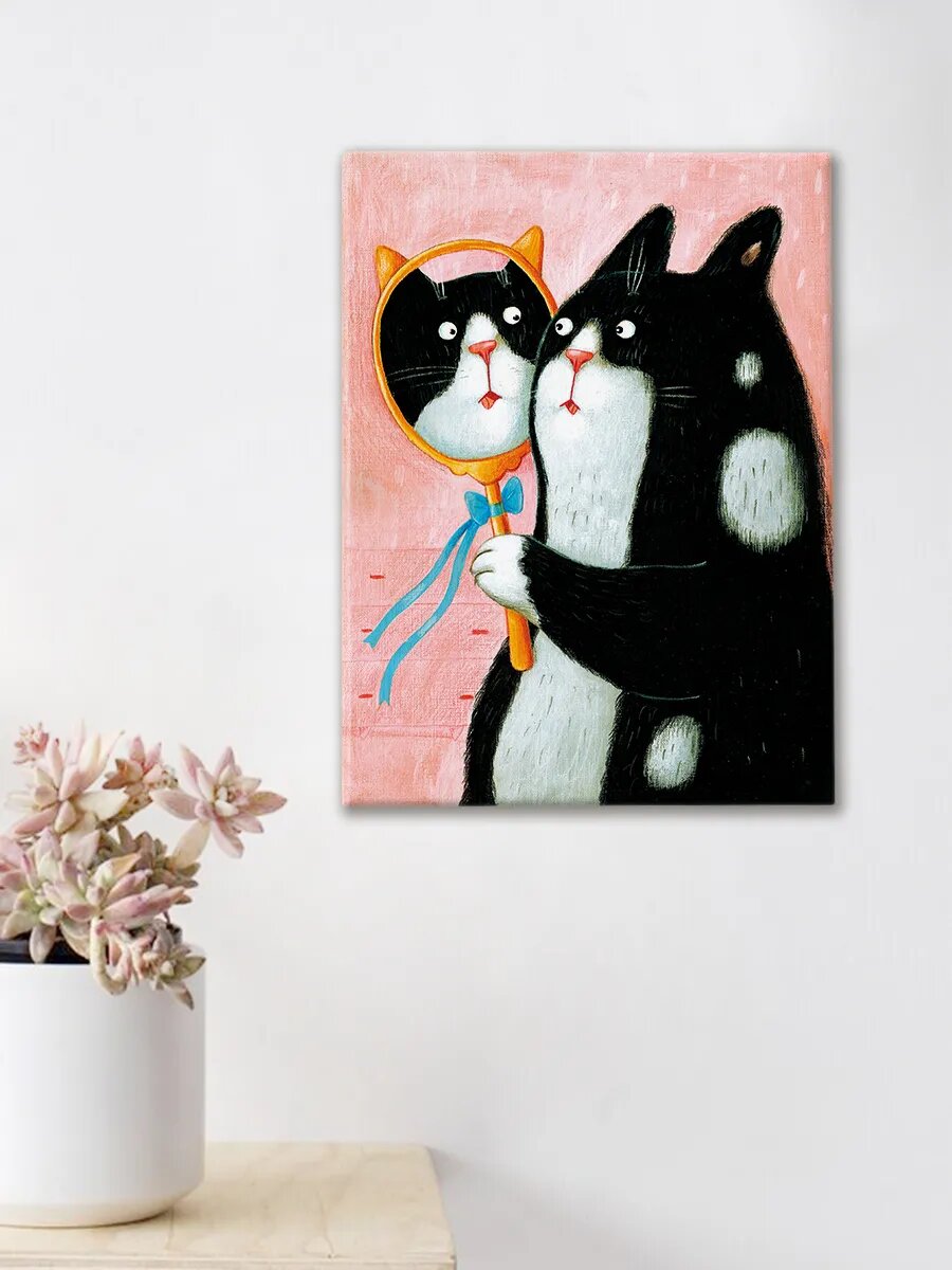 Картина с Питерскими котами